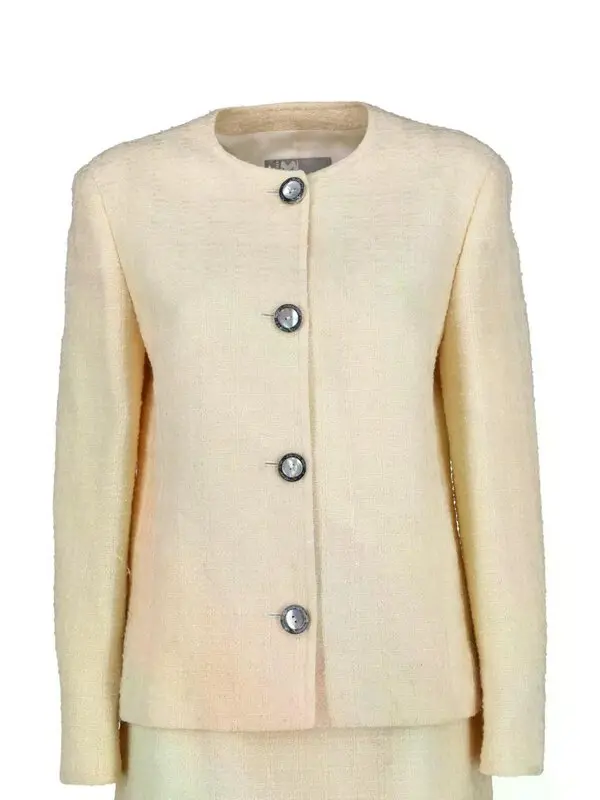 MILA SCHON Bouclé Knit Skirt Suit