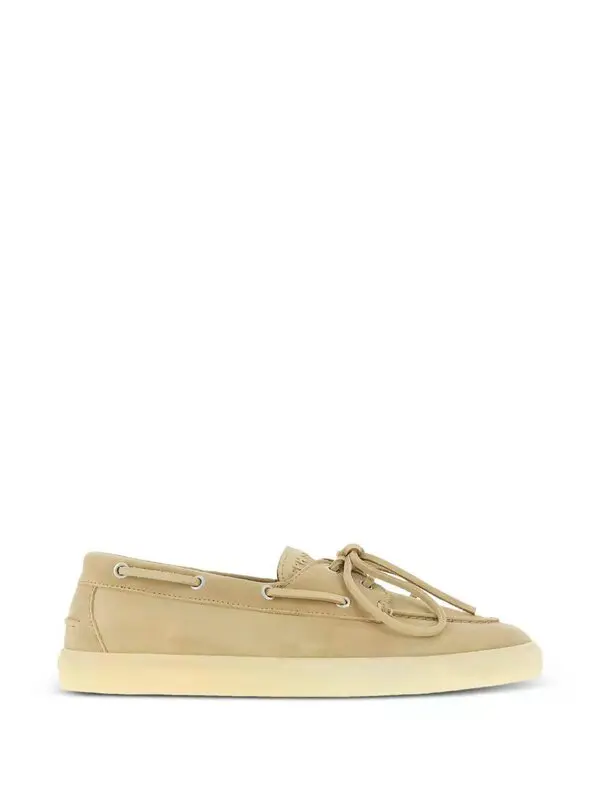 COPENHAGEN  Suede Lace-up Boat Shoes