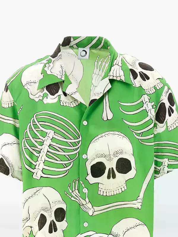 ENDLESS JOY Skeleton Printed Short-sleeve Shirt