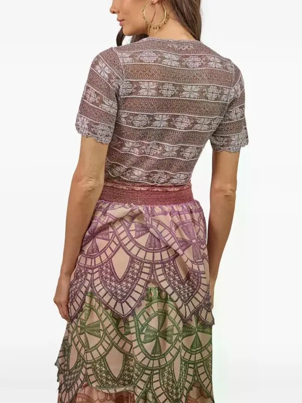 CECILIA PRADO Aurora Tiered Midi Skirt
