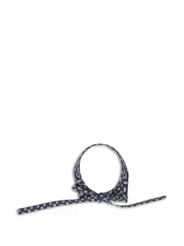 Max Mara Printed Silk Collar