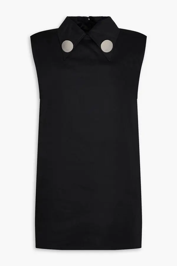 JIL SANDER Embellished Cotton Voile Top