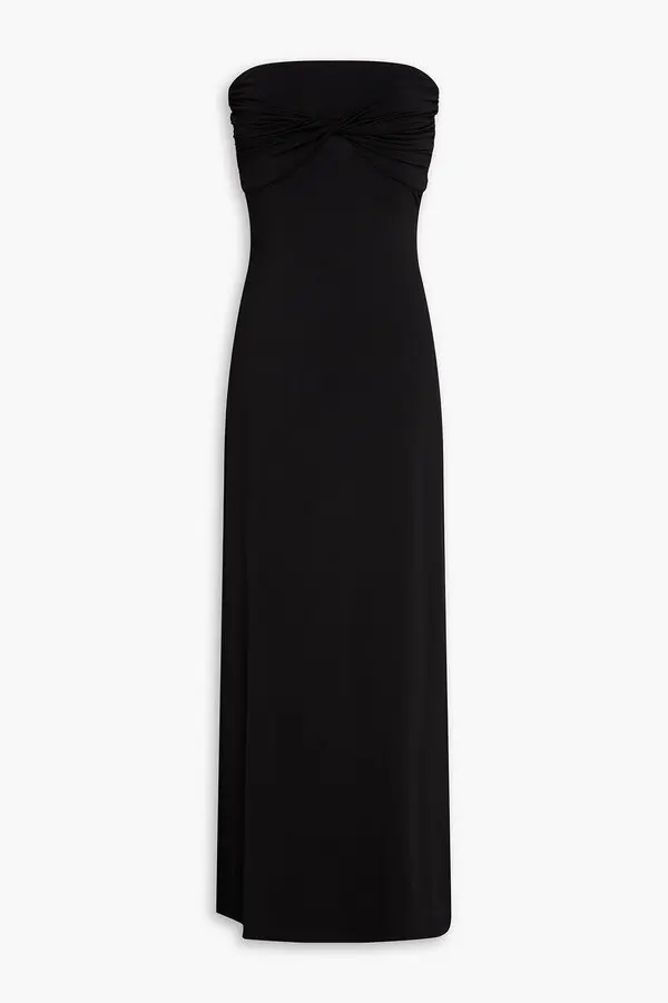 Tove Strapless Jersey Midi Dress