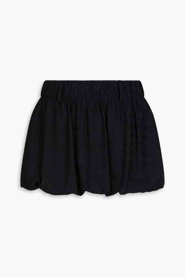 Missoni Crochet-knit Bubble Hem Mini Skirt