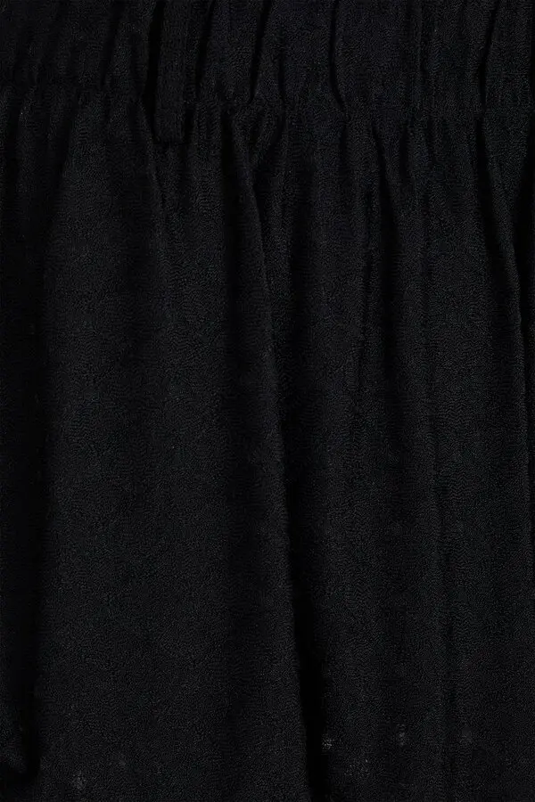 Missoni Crochet-knit Bubble Hem Mini Skirt