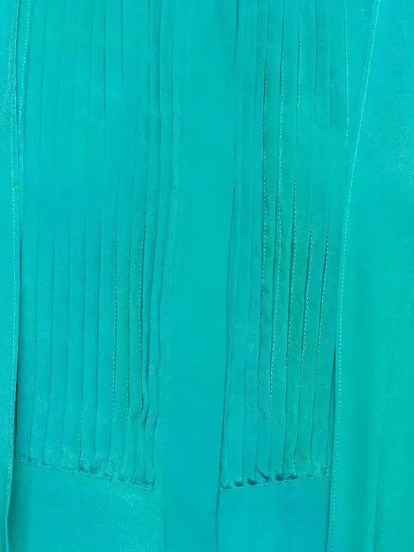 Elie Saab Pleated Silk Shirt