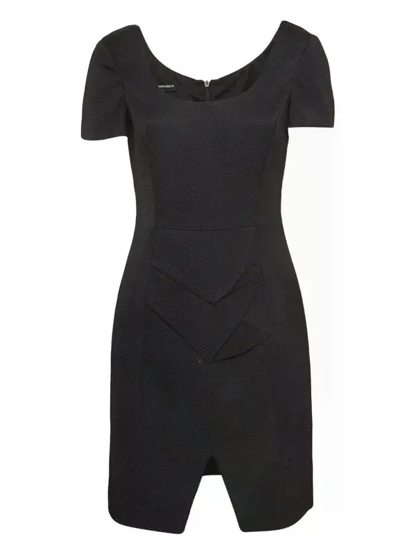 Emporio Armani Textured Short-sleeve Mini Dress