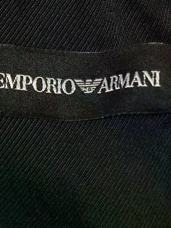 Emporio Armani Textured Short-sleeve Mini Dress