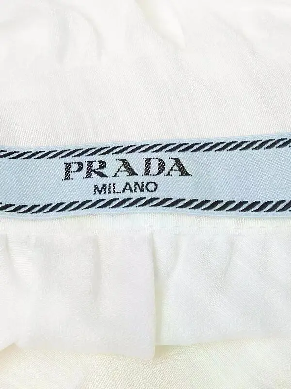 Prada Pleated Bow Dress