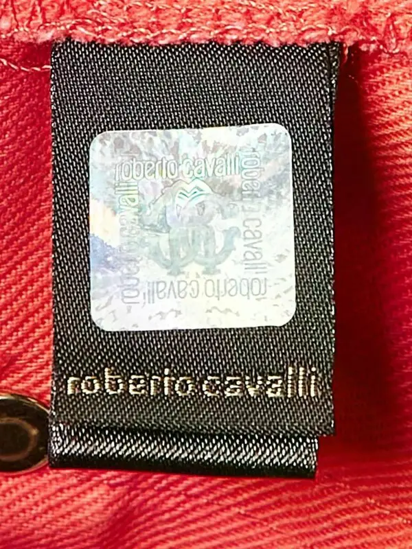 Roberto Cavalli Animal Print Trim Shorts