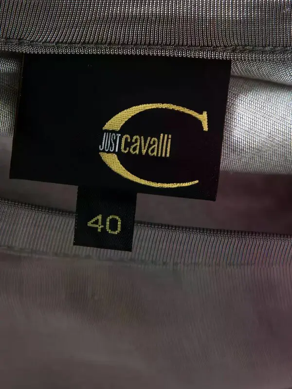 Just Cavalli Animal Print Ruched Top