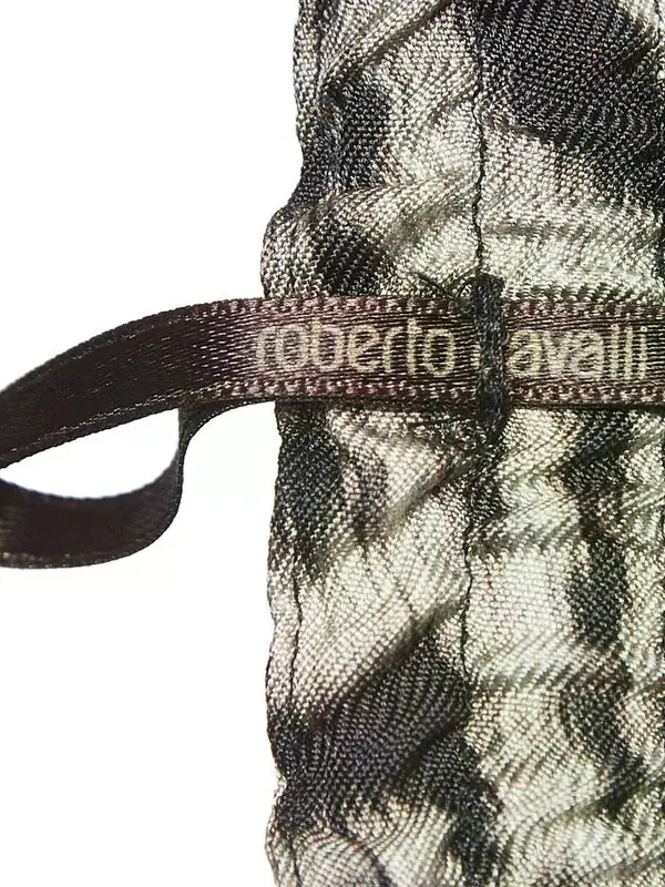 Roberto Cavalli Leopard Print Silk Trousers