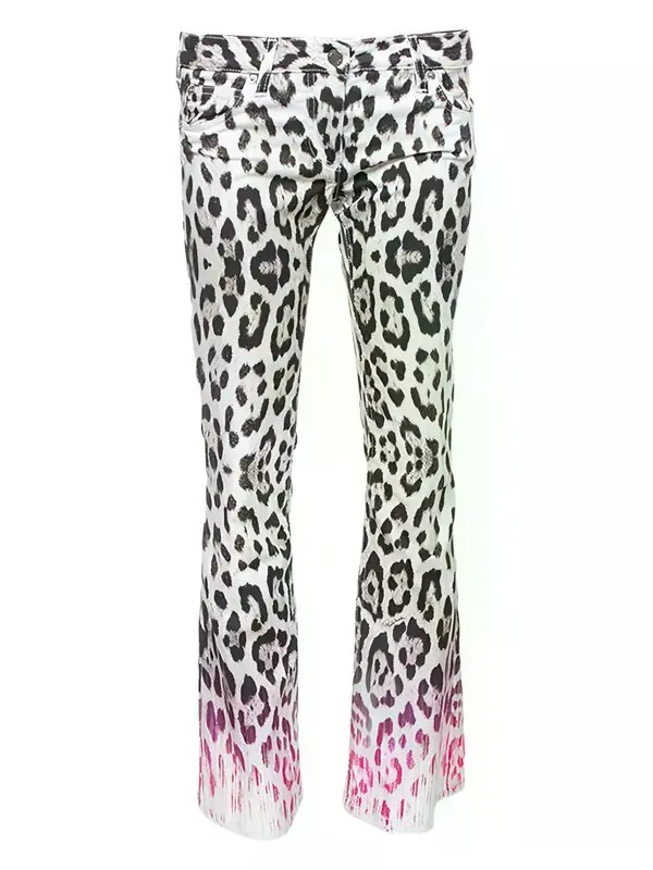 Roberto Cavalli Animal Print Trousers