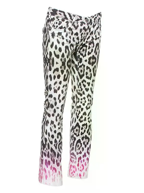 Roberto Cavalli Animal Print Trousers