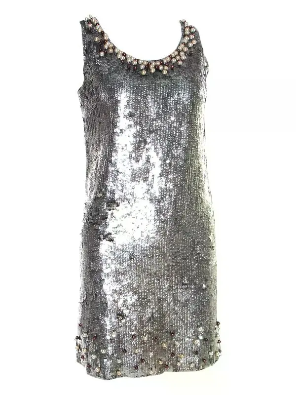 Valentino Garavani Sequin Embellished Sleeveless Dress