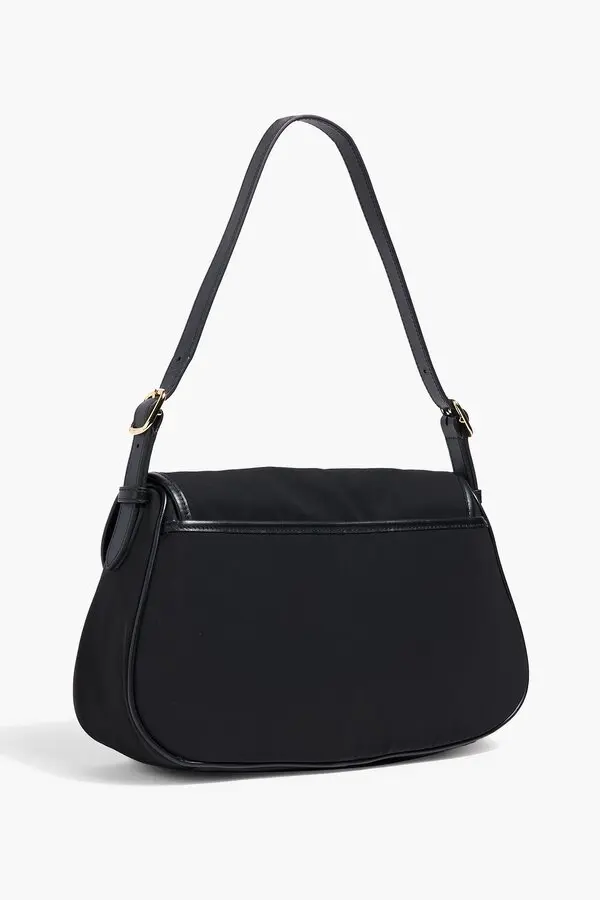 Bally Leather-trimmed Shell Shoulder Bag