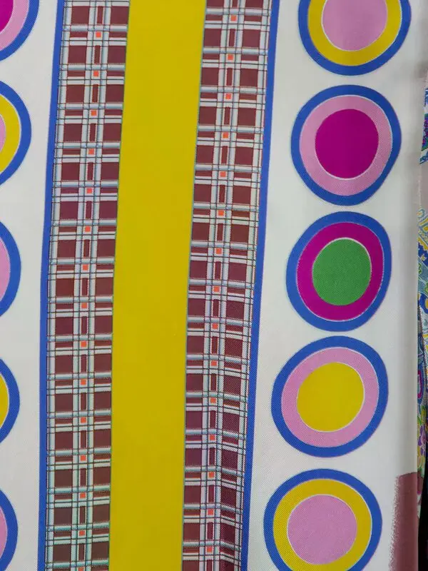 Etro Graphic Print Silk Skirt