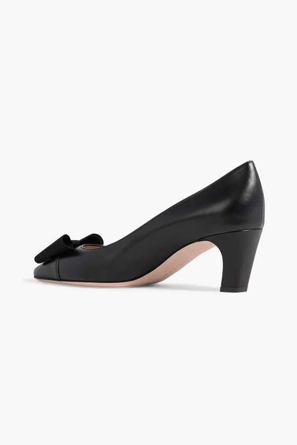Bally Bemily Bow Detailed Leather Pumps