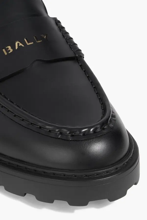 Bally Laely Laser-cut Leather Loafers