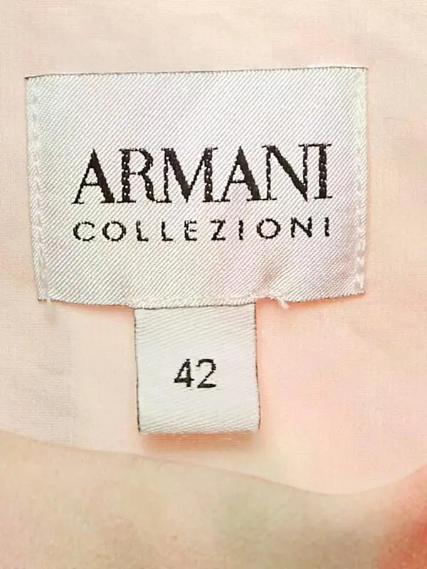 ARMANI Abstract Pattern Silk Dress
