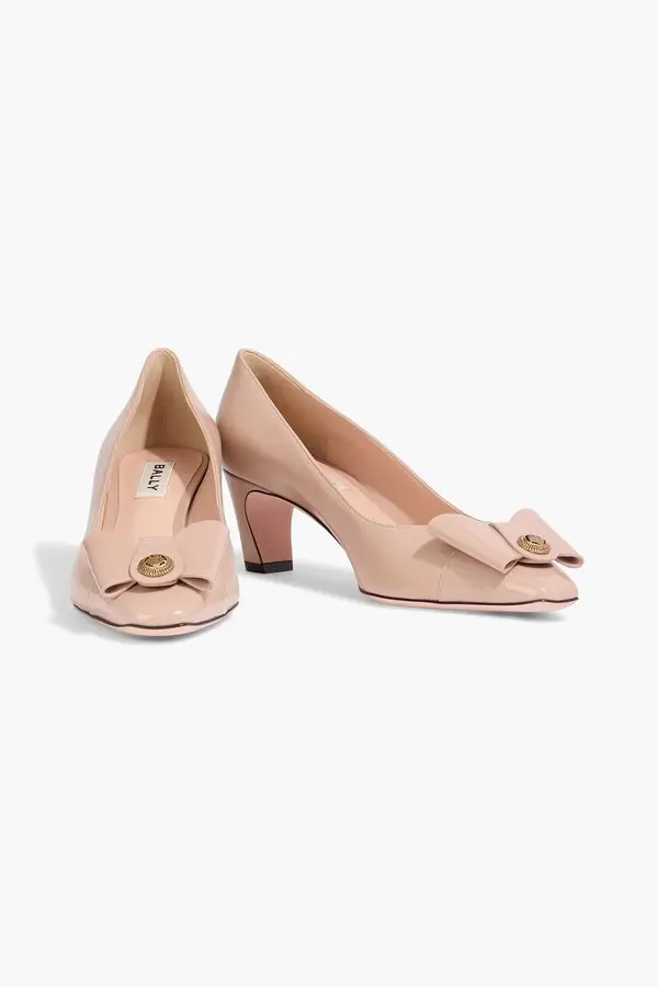 Bally Bemily Bow Detailed Leather Pumps