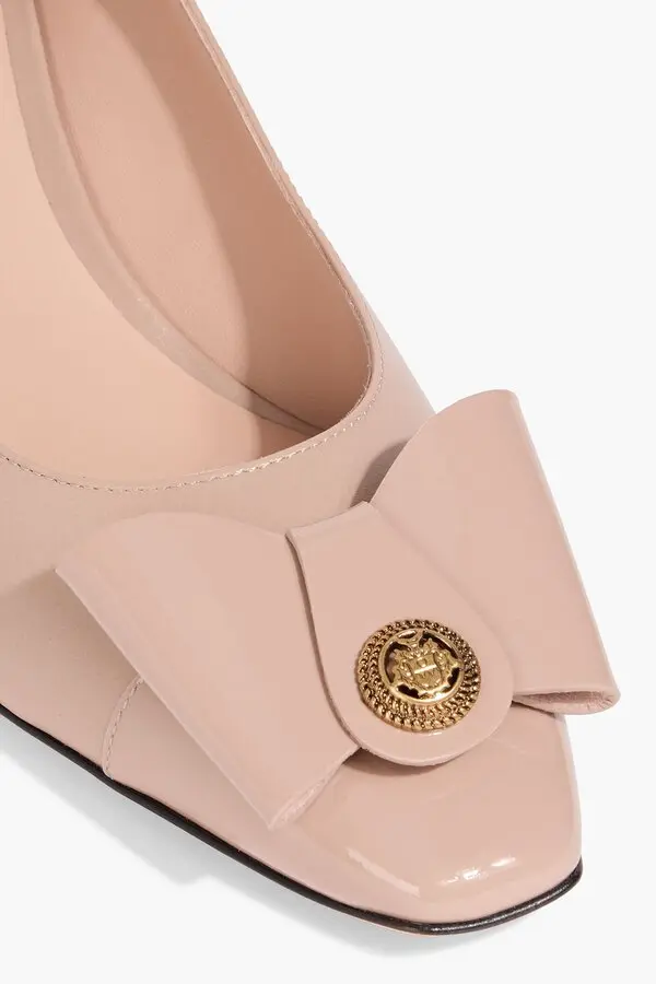 Bally Bemily Bow Detailed Leather Pumps