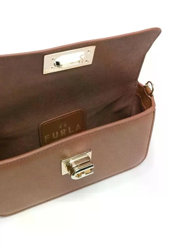 Furla Logo Plaque Satchel Bag