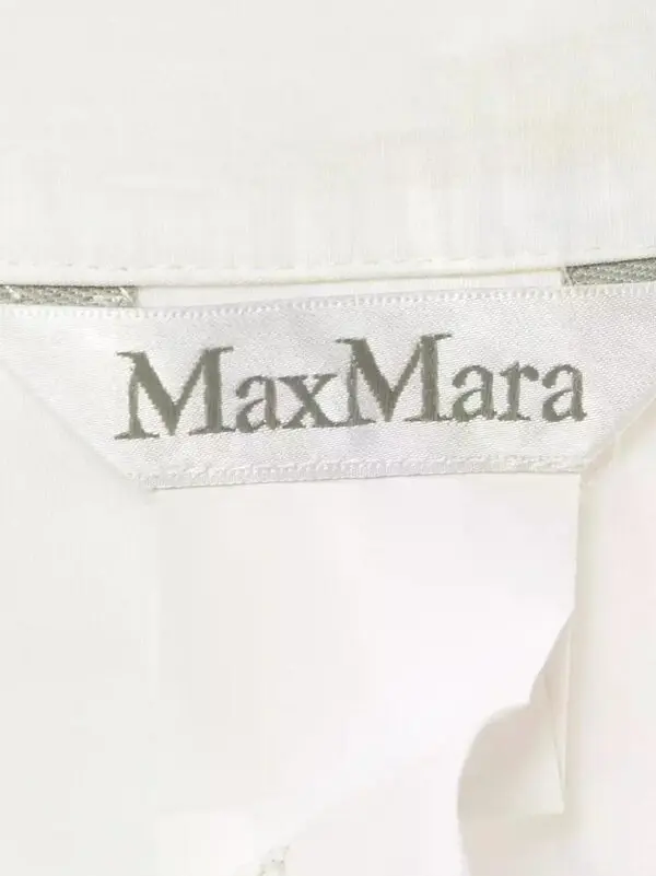 Max Mara Lace-detail Shirt Dress