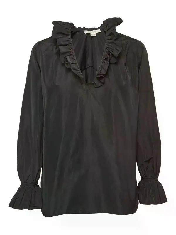 Stella McCartney Ruffled Silk Blend Blouse