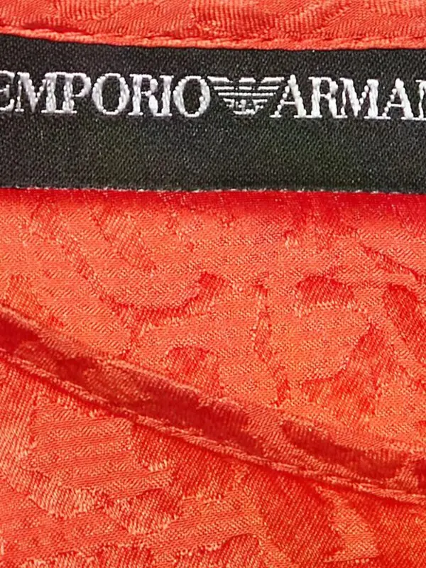 Emporio Armani Leopard Print Silk Blouse