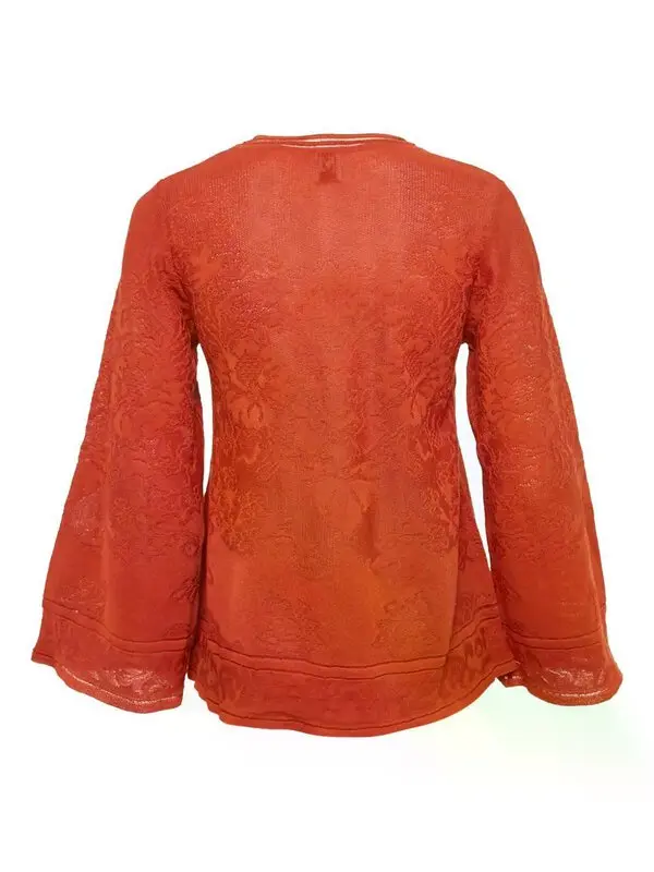 Missoni Intarsia Knit Crew Neck Sweater