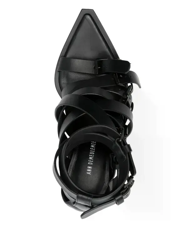 ANN DEMEULEMEESTER Leather Heeled Sandals