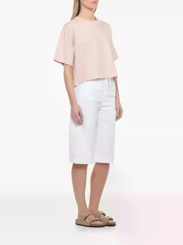 DONDUP Embroidered Cropped T-shirt