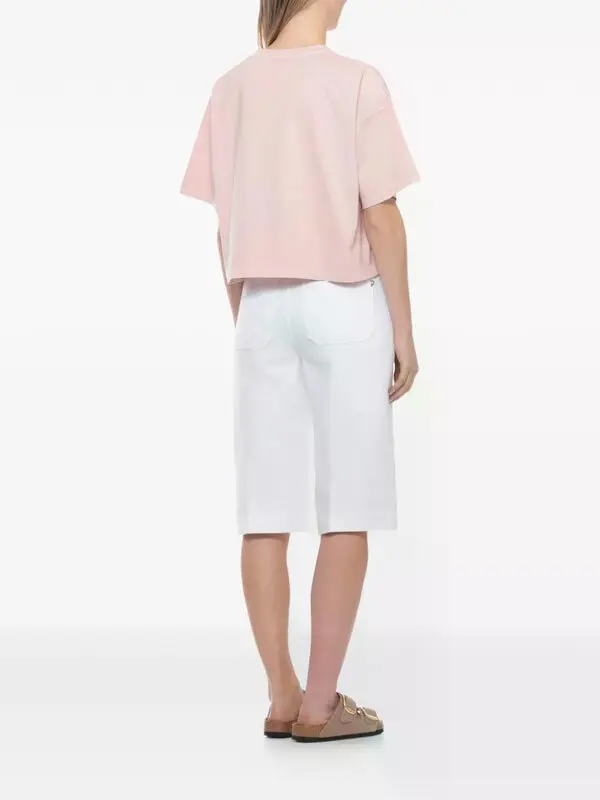 DONDUP Embroidered Cropped T-shirt
