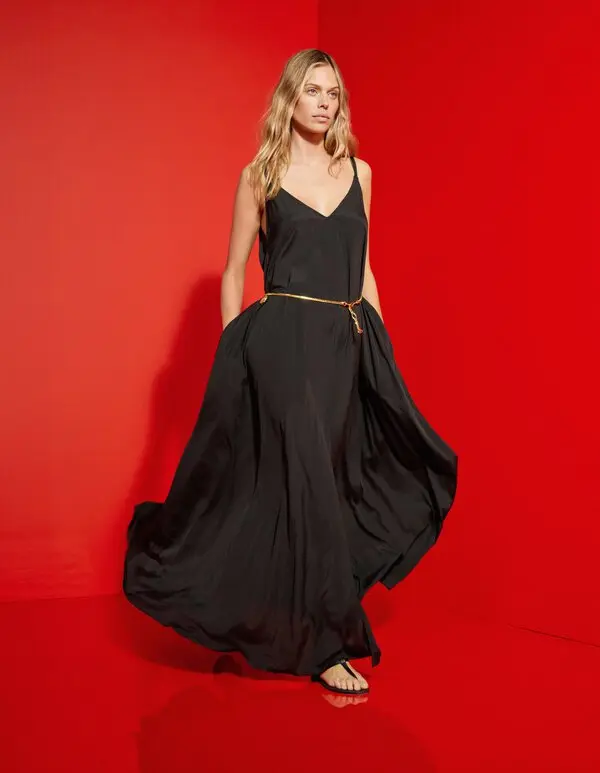 Serena Bute Ibiza Maxi Dress - Black