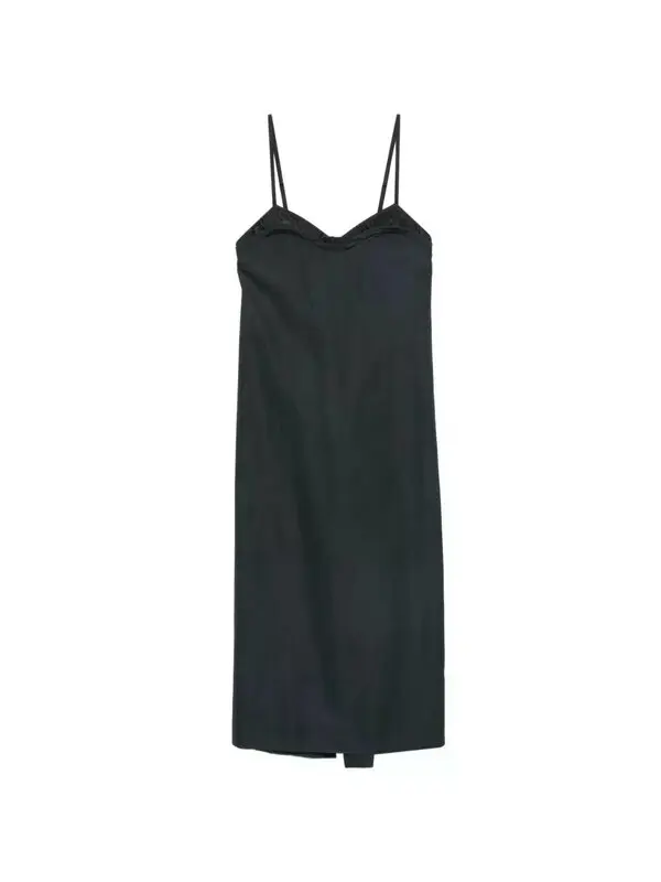 Carven Open-back Silk Midi Dress