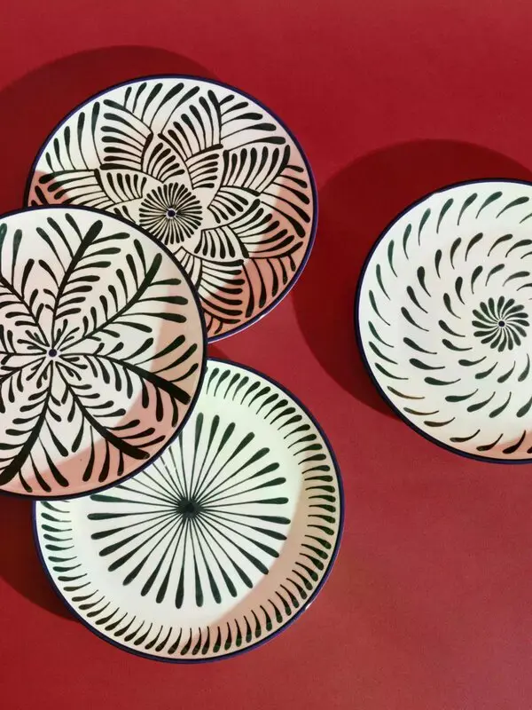 SERAX Bazaar Geometric-patterned Plates