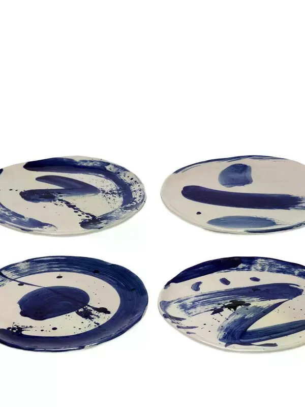 SERAX Sophia Brushstroke-print Plates