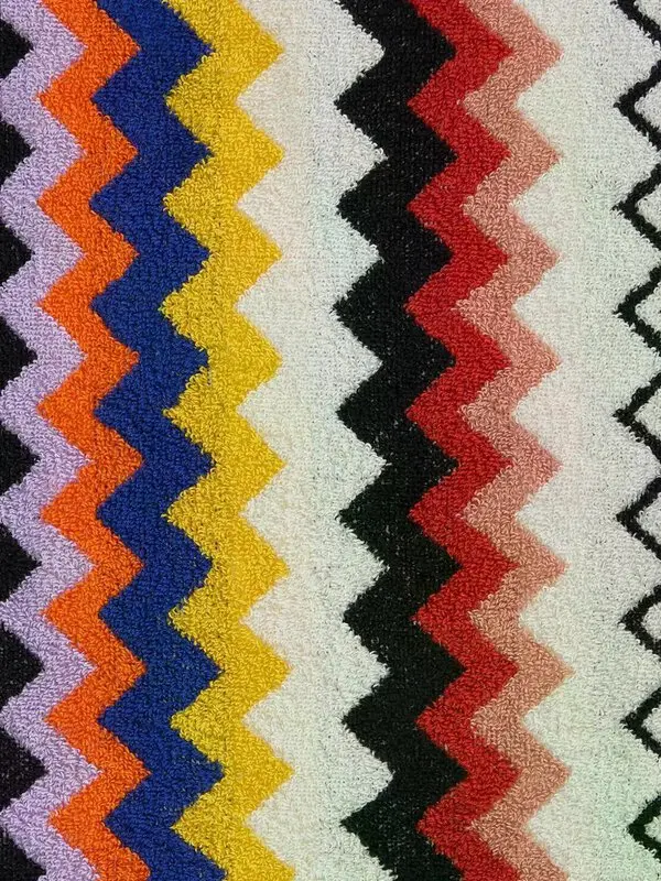 Missoni Zigzag-pattern Hooded Bathrobe