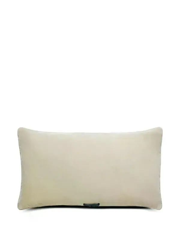 CHRISTINA LUNDSTEEN Florence Geometric Velvet Cushion - Neutrals