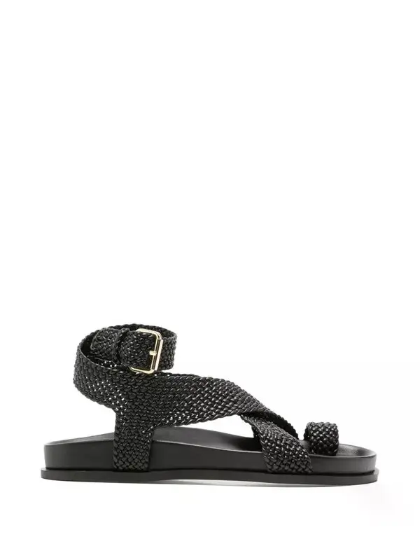 A.emery Jalen Woven Sandals - Black