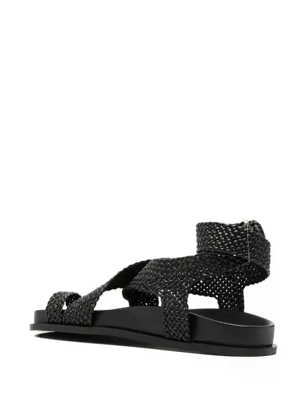 A.emery Jalen Woven Sandals - Black