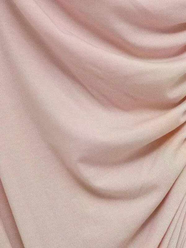 Atlein Maxi One-shoulder Ruched Dress - Pink