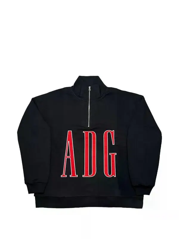DENIM TEARS Adg Inc. Quarter-zip Sweatshirt - Blue