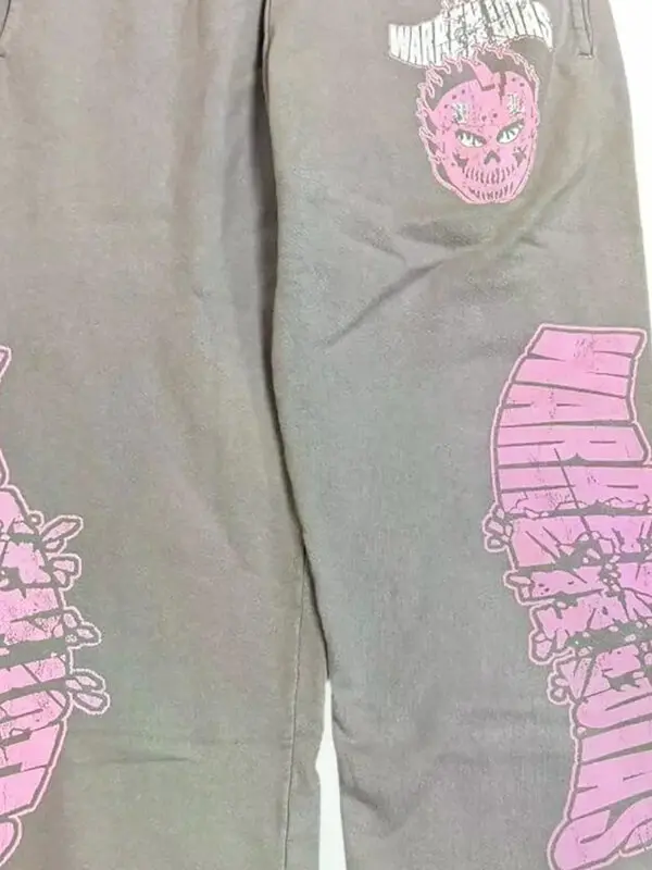 WARREN LOTAS Mask Logo Track Pants - Grey