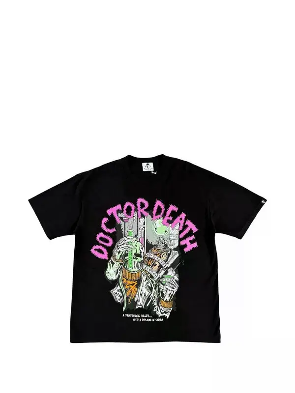 WARREN LOTAS Doctor Death Logo-print T-shirt