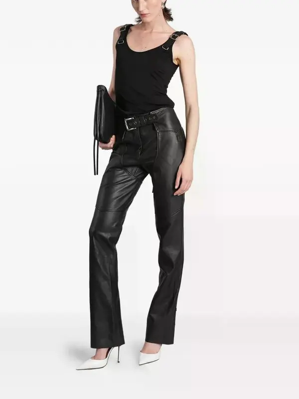 ANGELICA MONTINI Otto Belted Lace-up Trousers