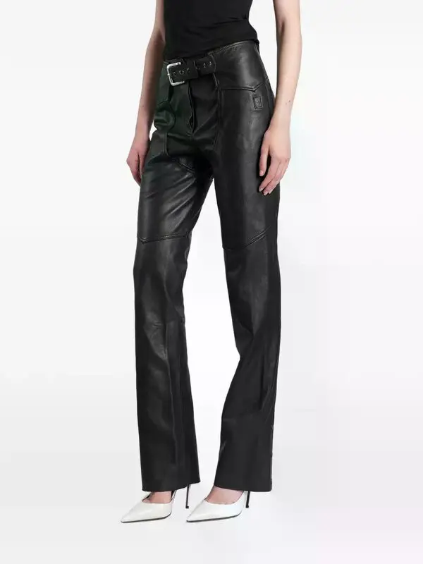 ANGELICA MONTINI Otto Belted Lace-up Trousers