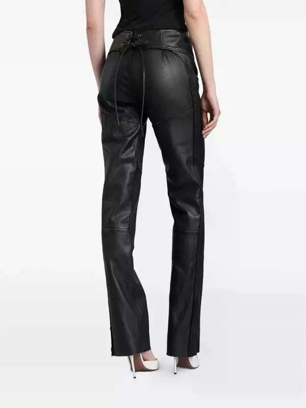 ANGELICA MONTINI Otto Belted Lace-up Trousers