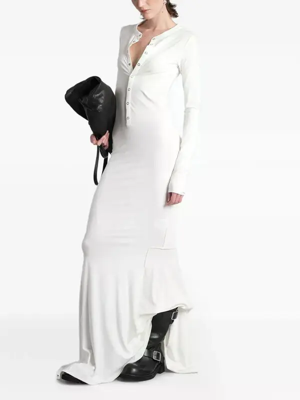 ANGELICA MONTINI Ludovica Button-up Maxi Dress